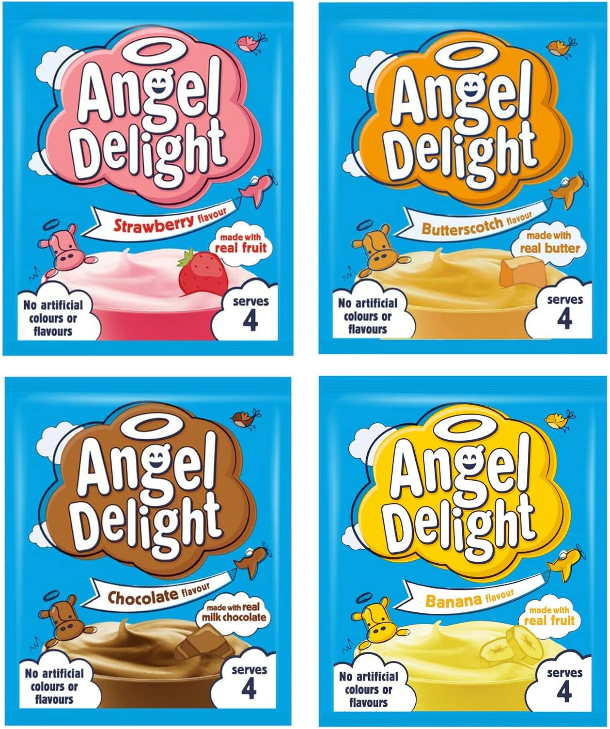 Angel Delight Strawberry, Angel Delight Butterscotch, Angel Delight ...