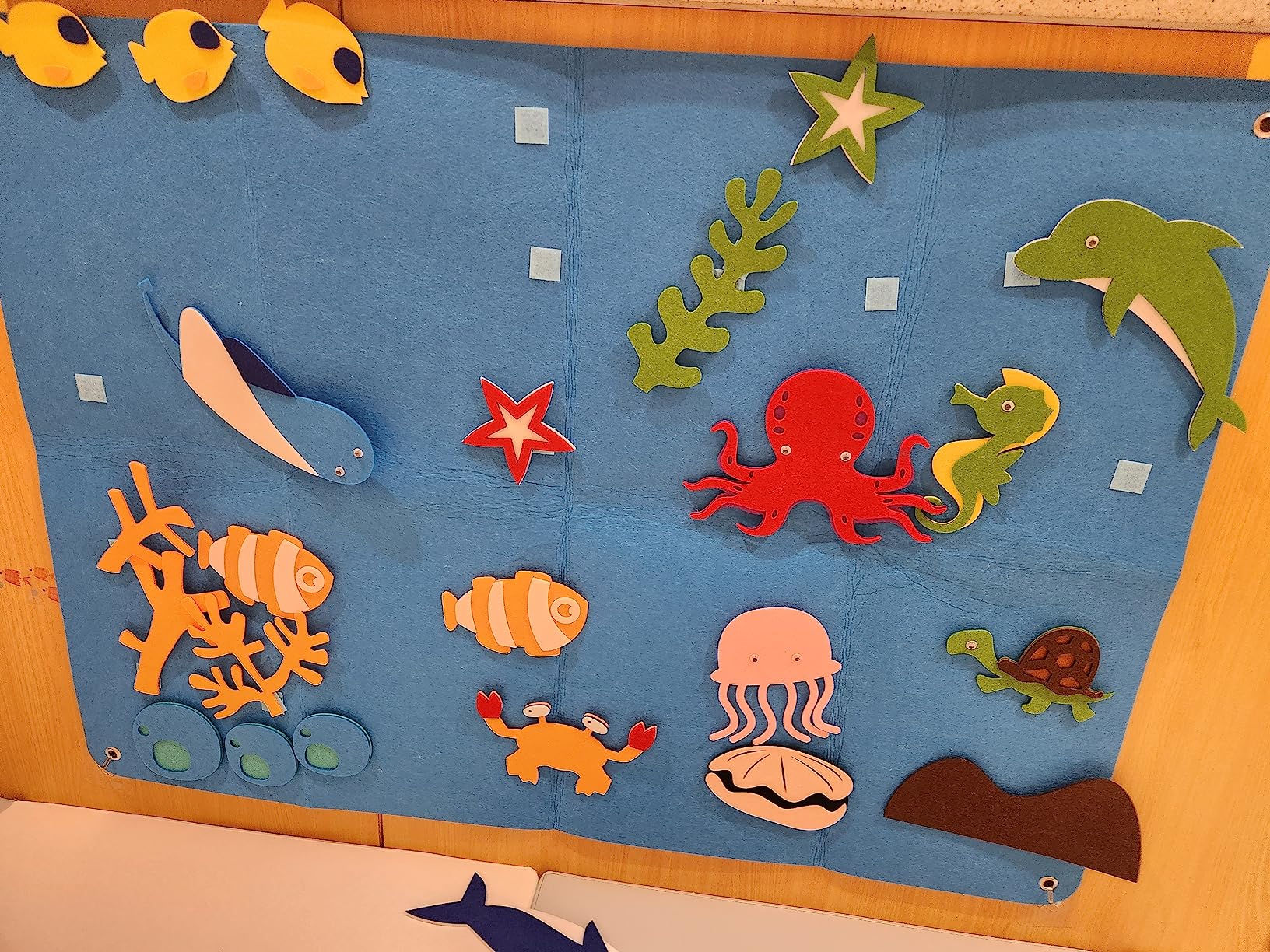 Craftstory Ocean Felt Board Story Set for Toddlers Children Under The ...