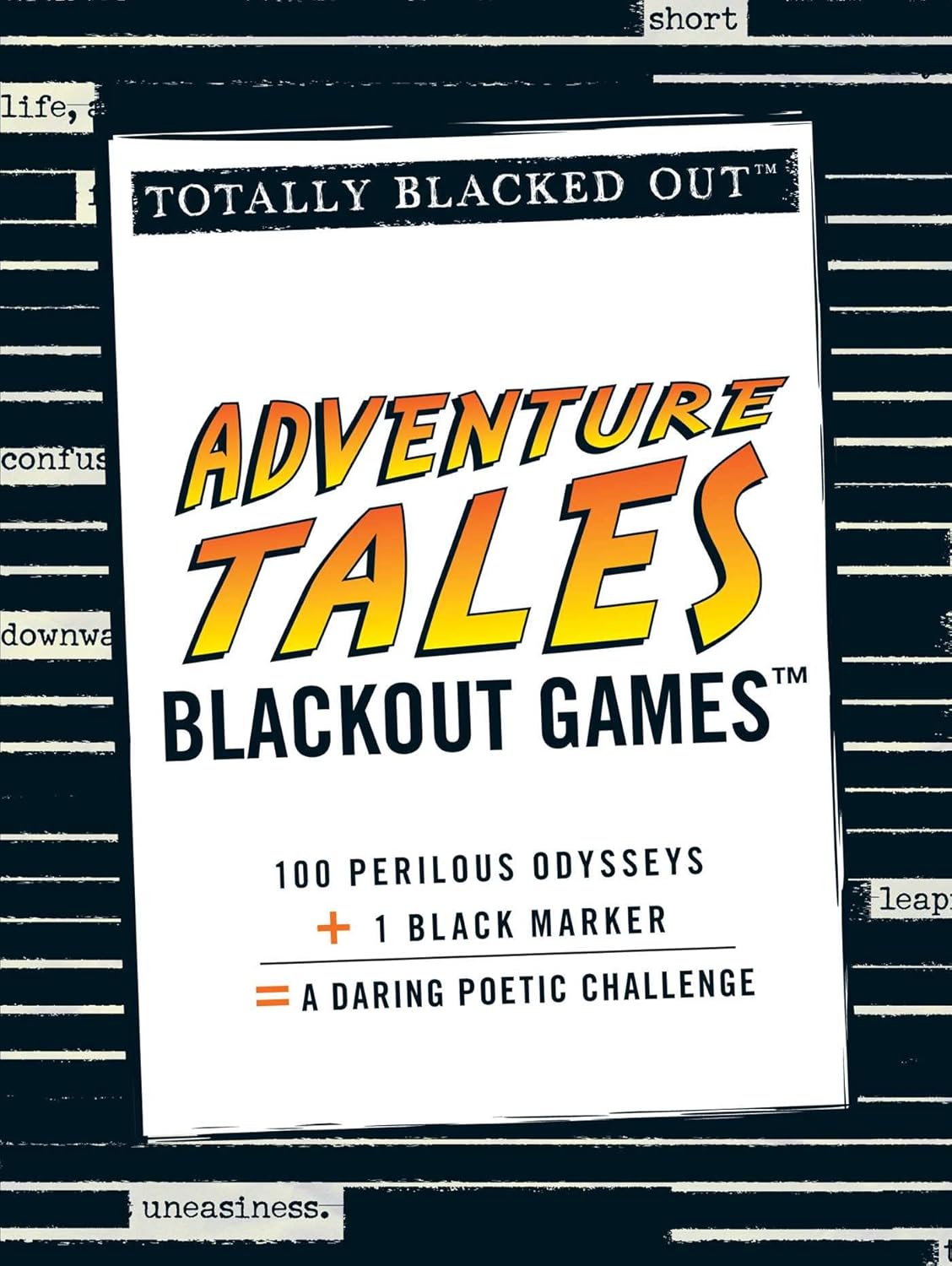 Adventure Tales Blackout Games (Totally Blacked Out): Adams Media ...