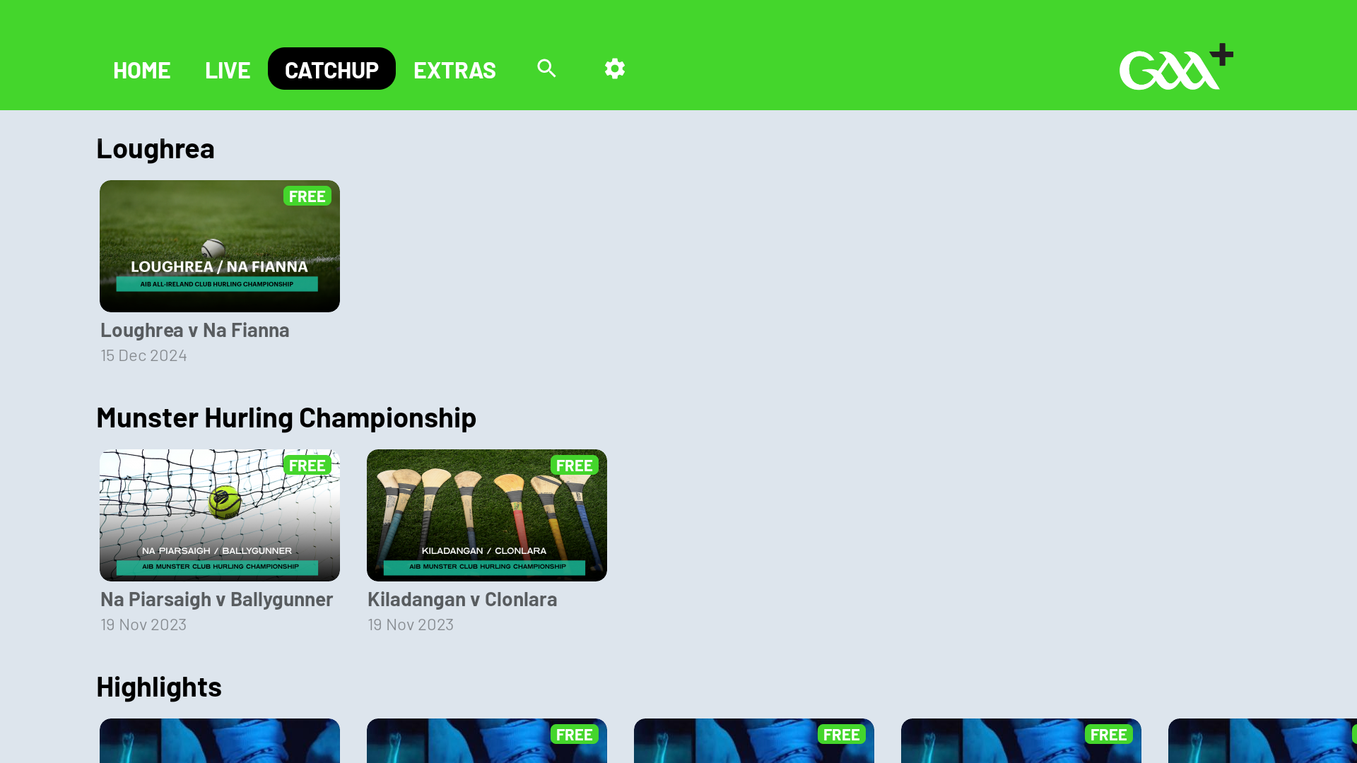 GAA+: Watch Live GAA - App on Amazon Appstore