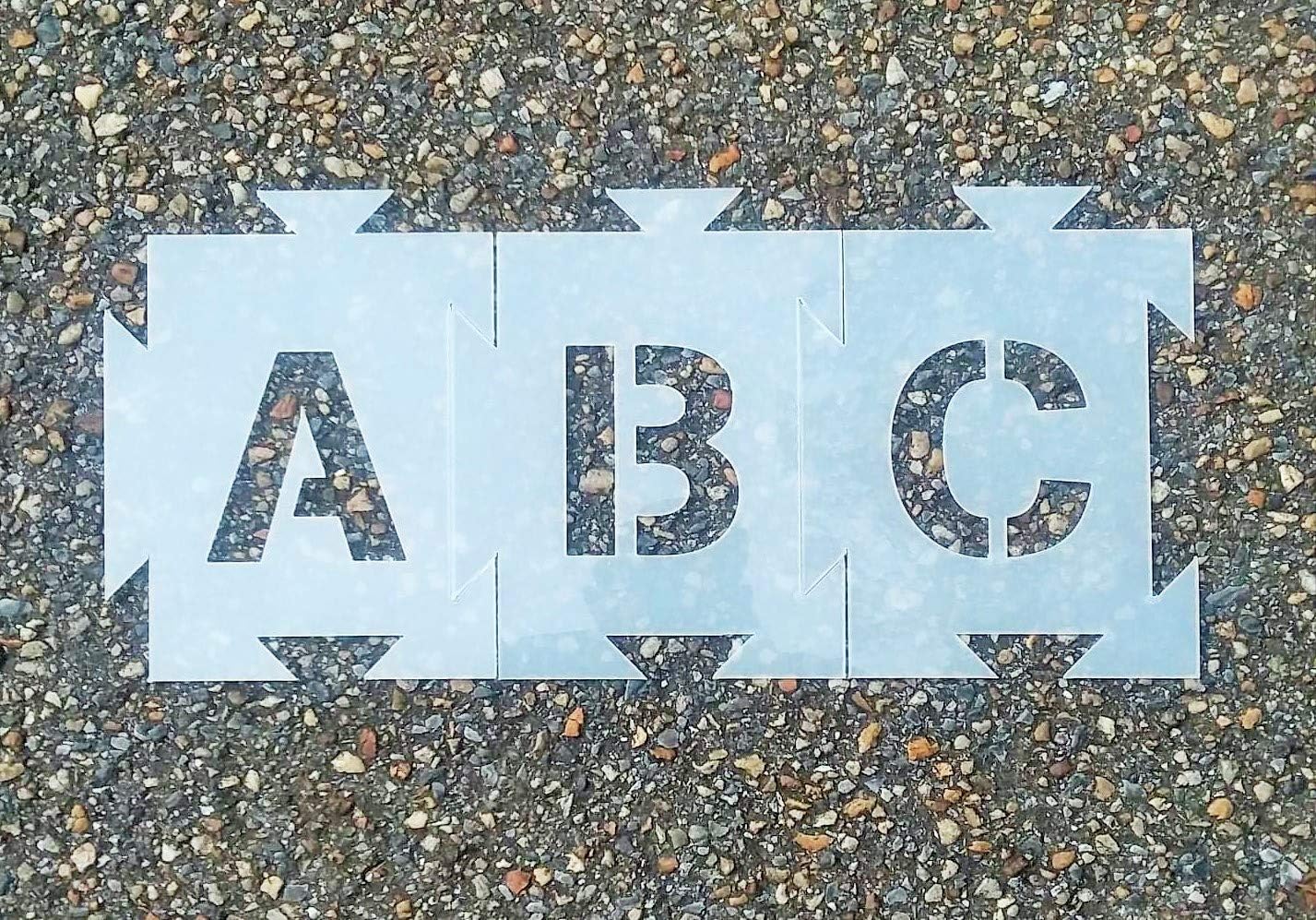 Amazon.com : Quadra-Lock Interlocking Letter Stencil Set (6 Inch ...