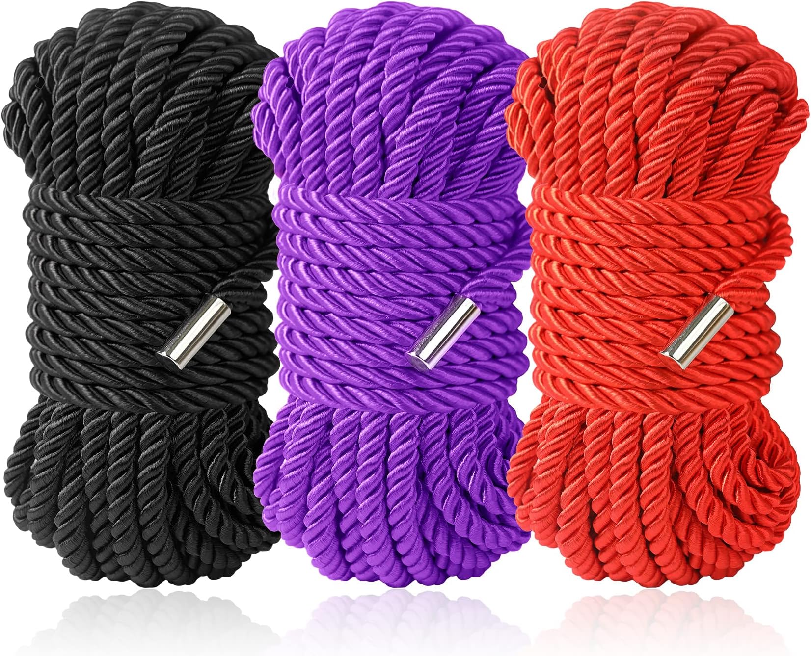 Amazon.com: CRAFTCURL Polyester Rope - Slightly Shiny Design Solid ...