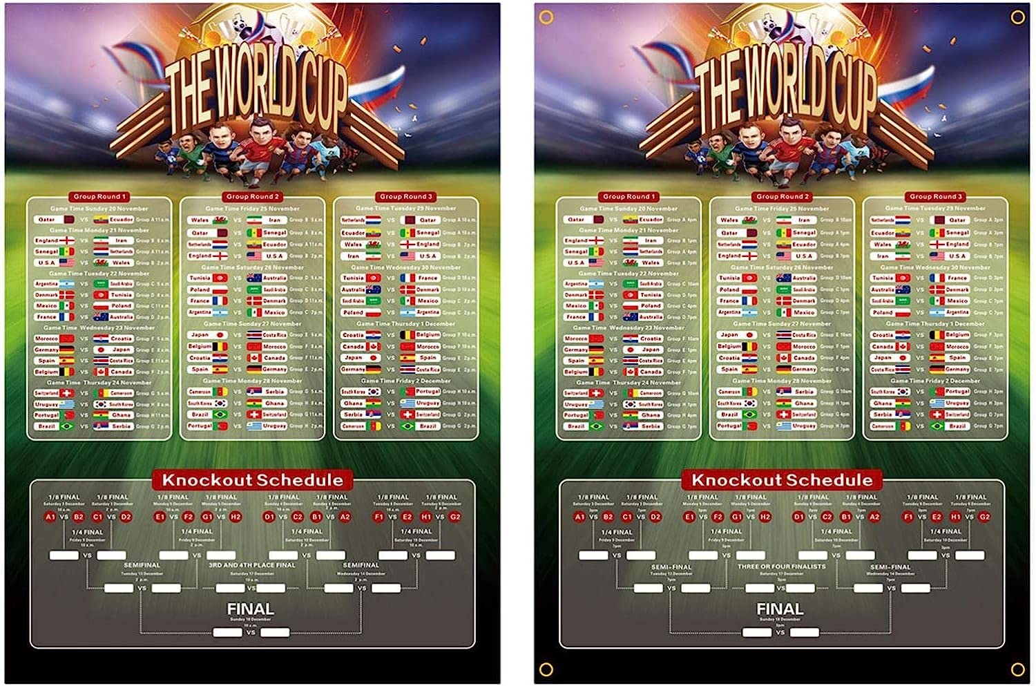 Buy Football World-C-up 2022 Planner - Qatar Football World Tournament ...