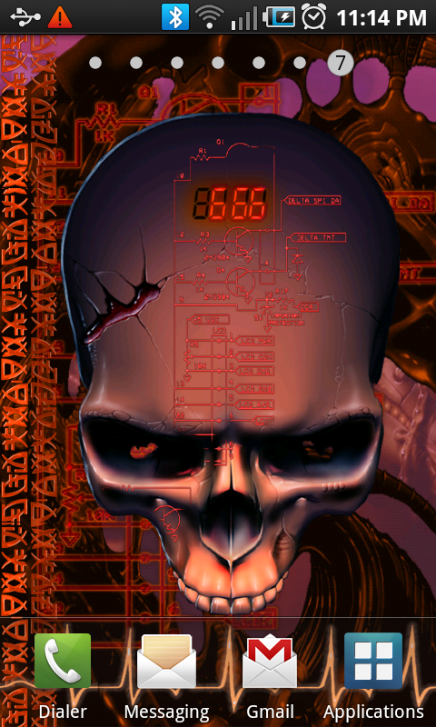 Biomechanical Skull Live Wallpaper:Amazon.com:Appstore for Android