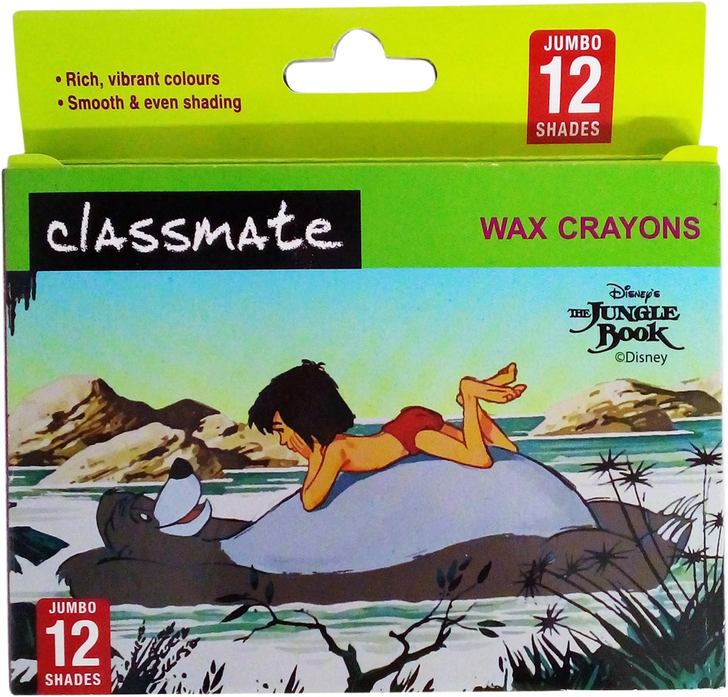 Classmate ITC Wax Crayons,12 Colours Set,Multicolor : Amazon.in: Home ...