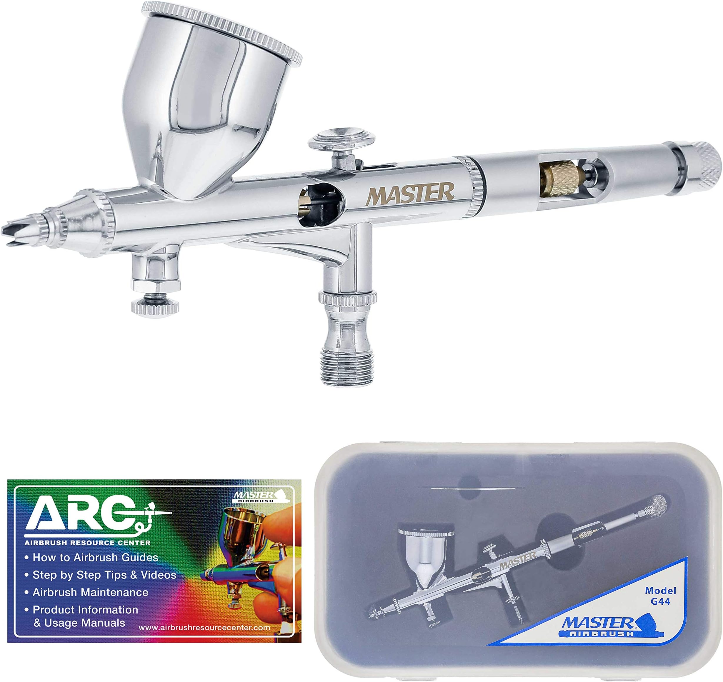 Amazon.com: Master Airbrush SB88 Pro Set Dual-Action Side Feed Airbrush ...