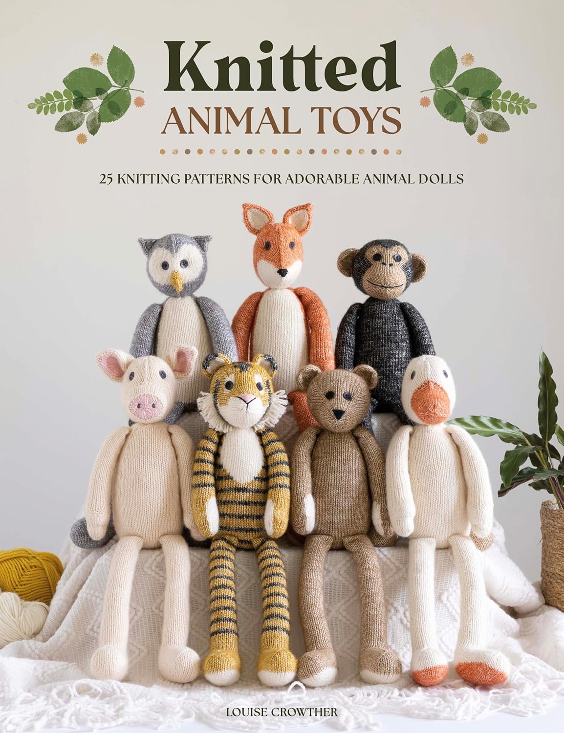 Knitted Animal Toys: 25 knitting patterns for adorable animal dolls: Amazon.co.uk: Crowther ...