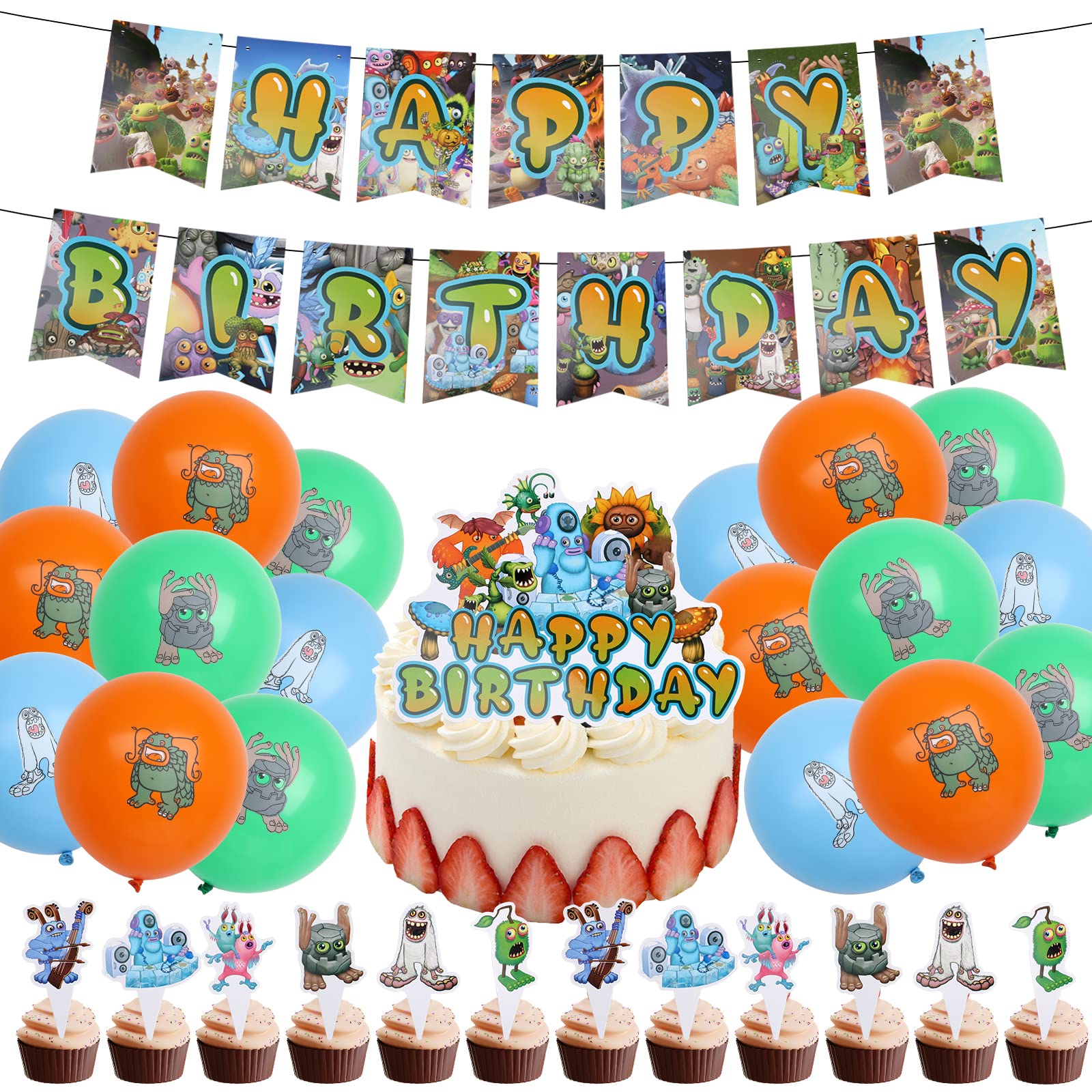 My Singing Monsters Birthday Party Decor My Singing Monsters Theme ...