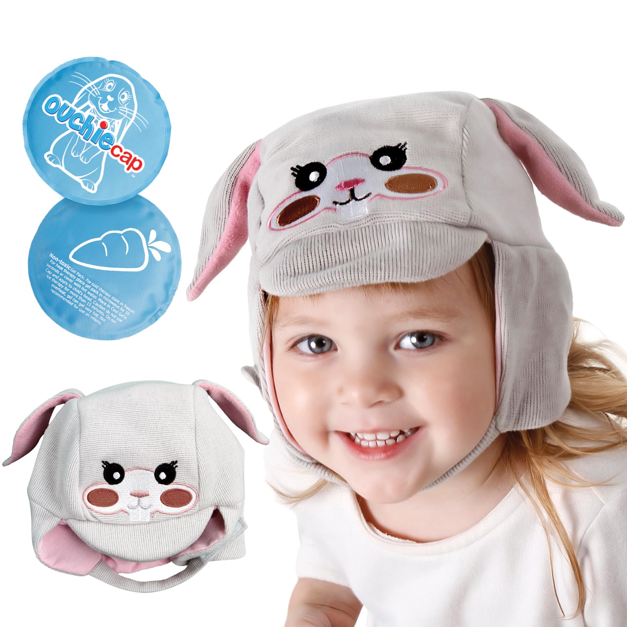 Amazon.com: Ouchiecap Kids Ice Packs for Boo Boos, Wearable Handsfree ...