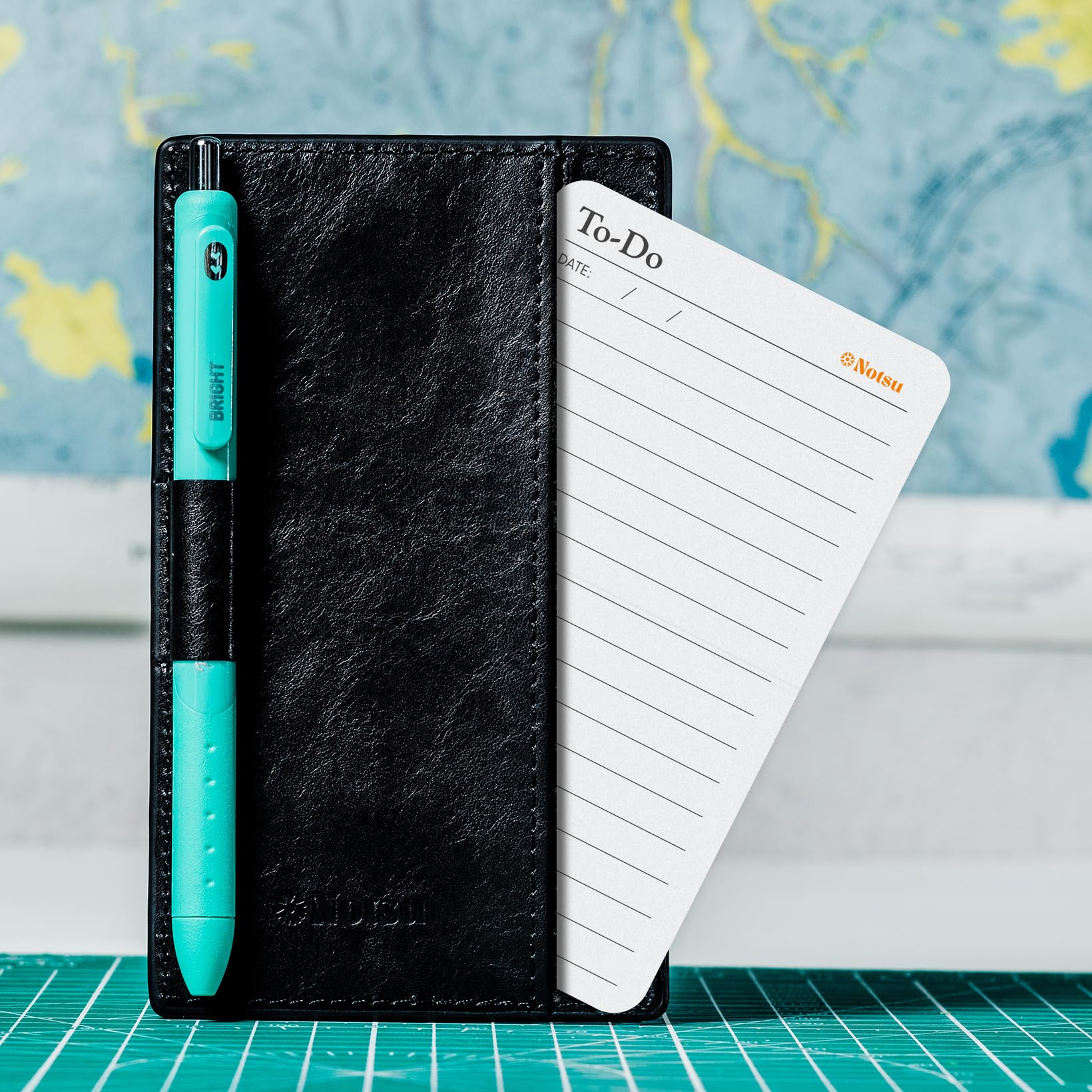 Index Cards Notsu Centre Rise Card Planner Box Stand Set | 50 Foldable ...