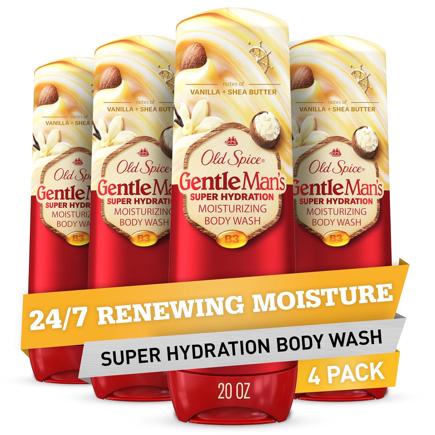 Amazon.com : Old Spice Body Wash GentleMan’s Super Hydration for Men ...