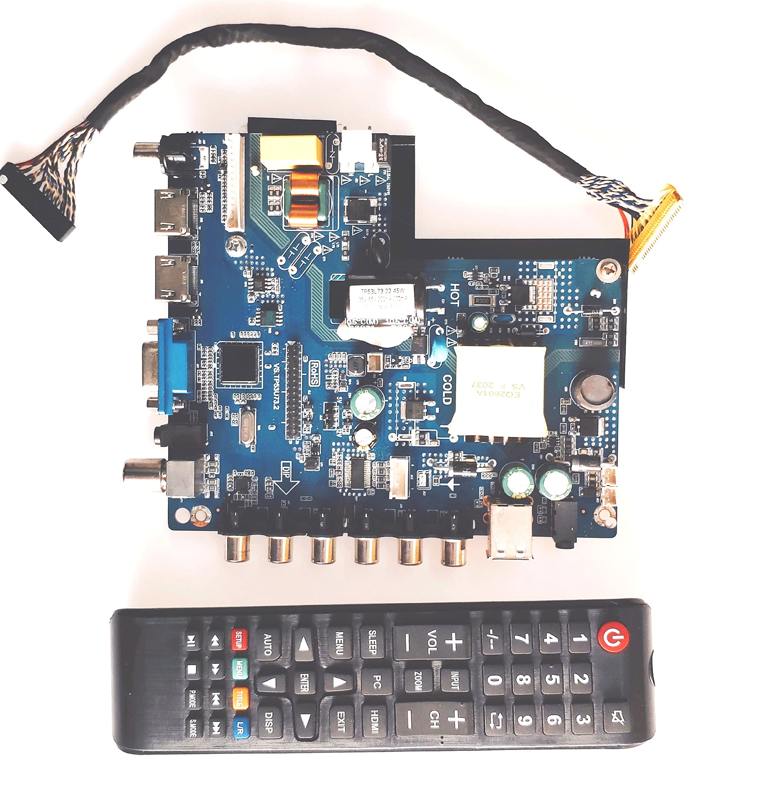 Universal Vs Tp53u73 2 Tv Controller Driver Board With Remote | Desertcart INDIA