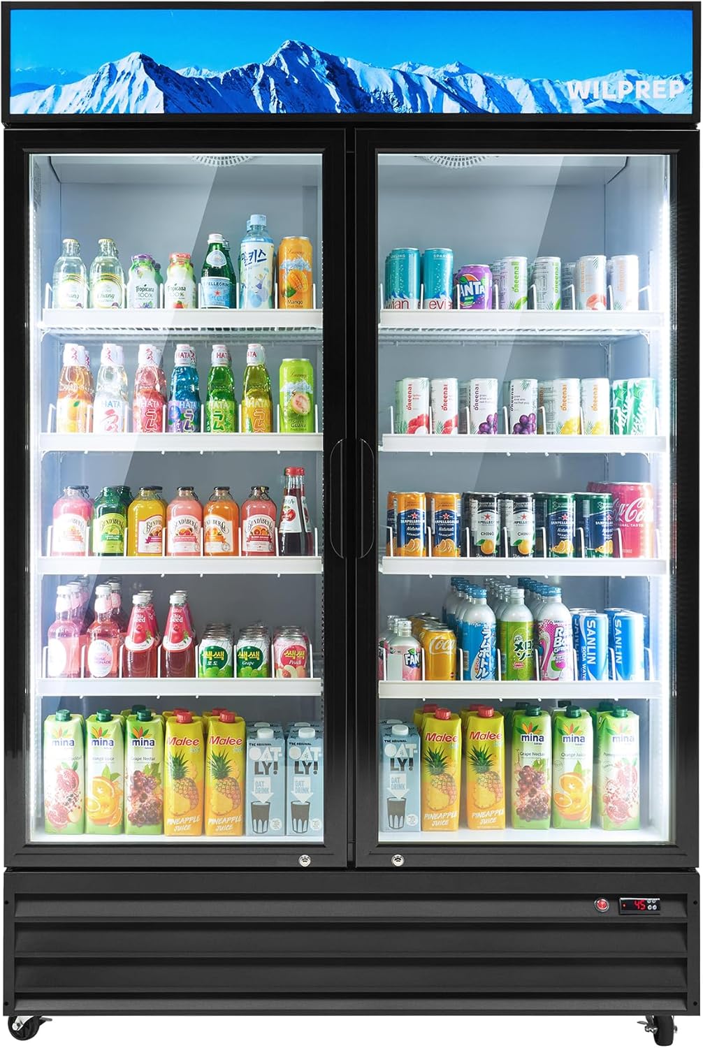 Amazon.com: Wilprep Two Door Commercial Refrigerator, 40 cu. ft. Swing ...