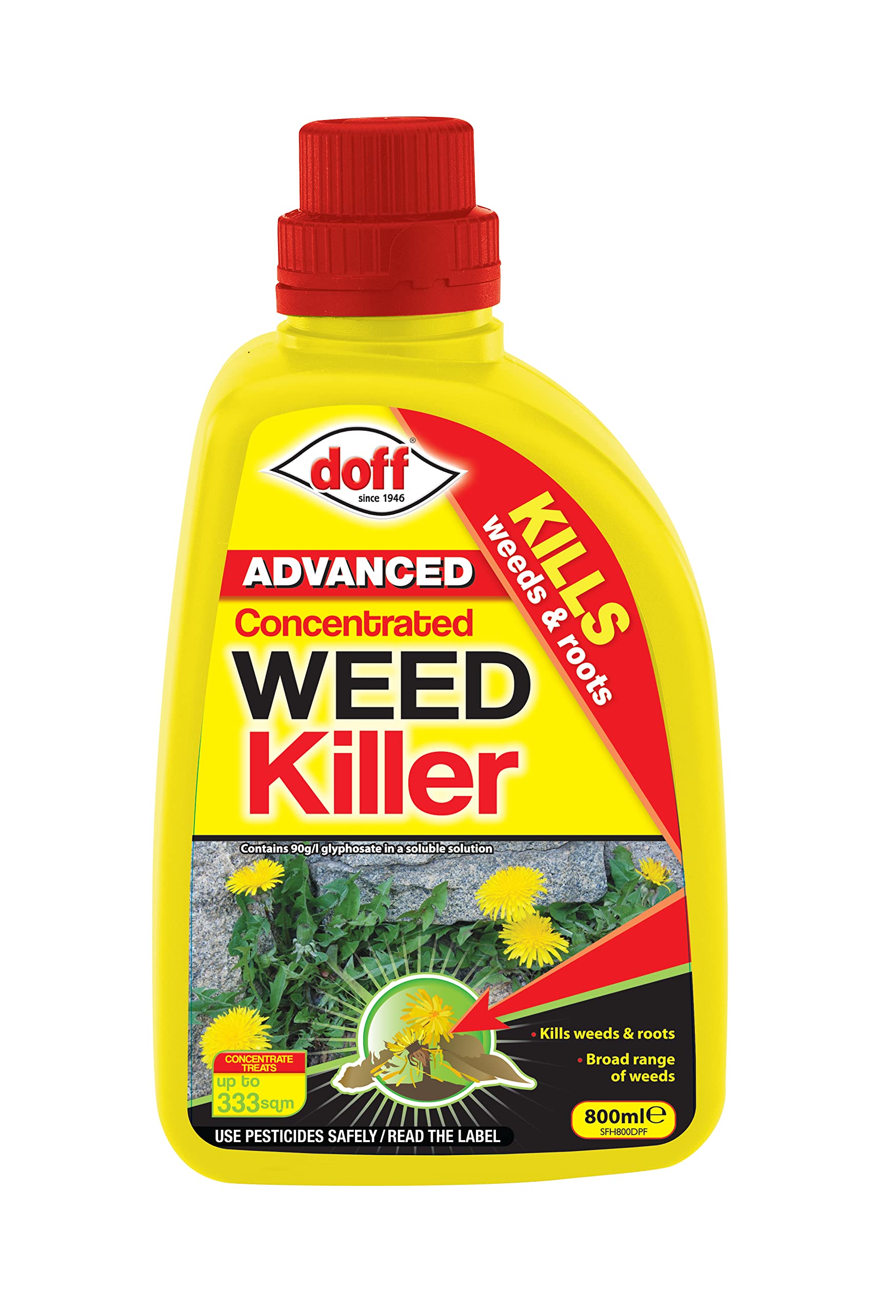 Doff Advanced Concentrated Weedkiller, Treats Up To 400Sq.M : Amazon.co ...