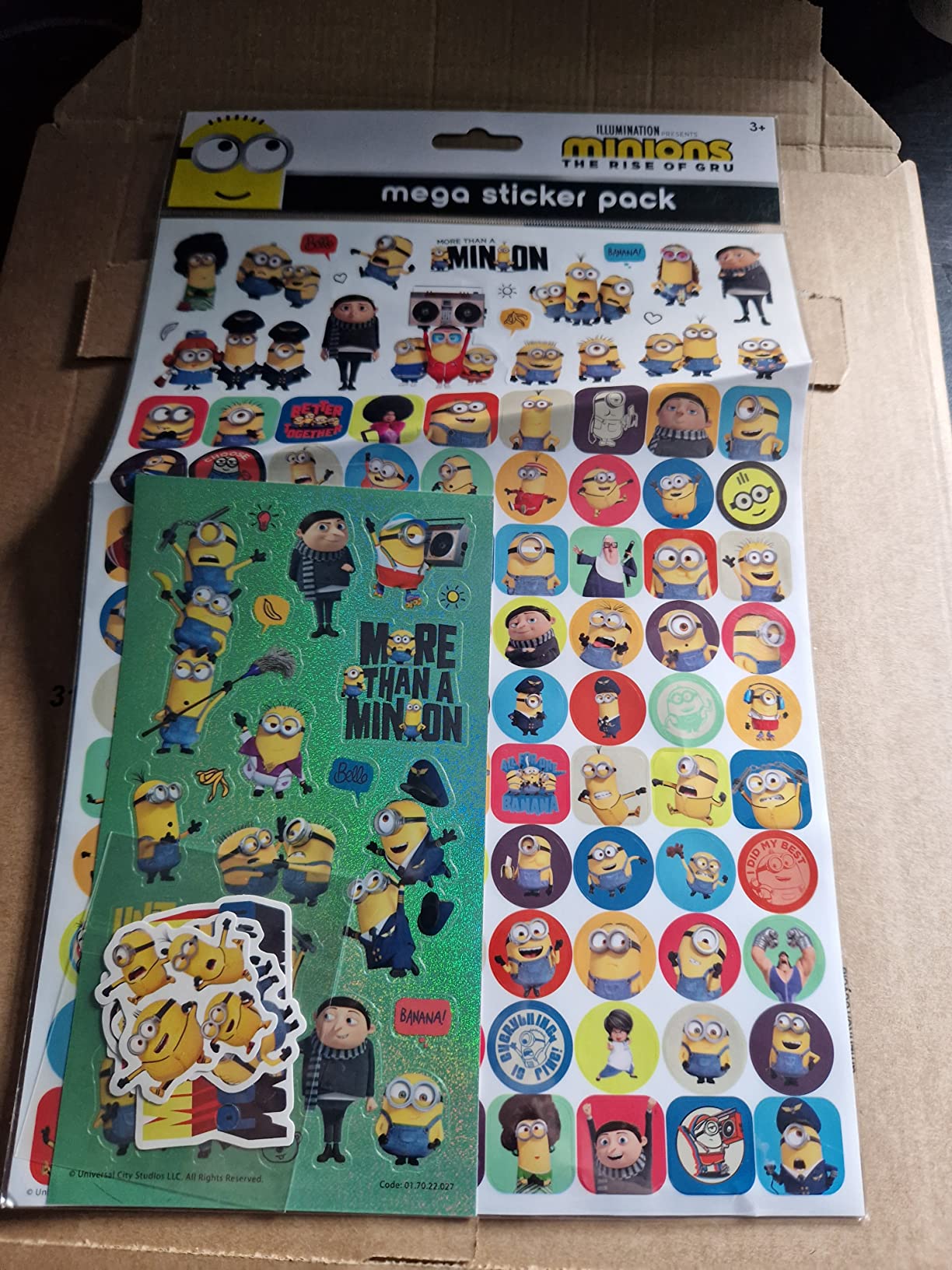 Paper Projects 01.70.22.027 Minions: The Rise of Gru Mega Pack | Three ...