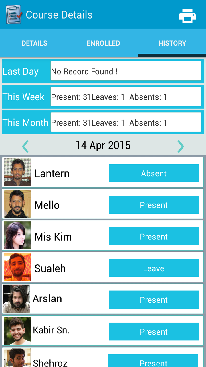 Mark Attendance - App on Amazon Appstore