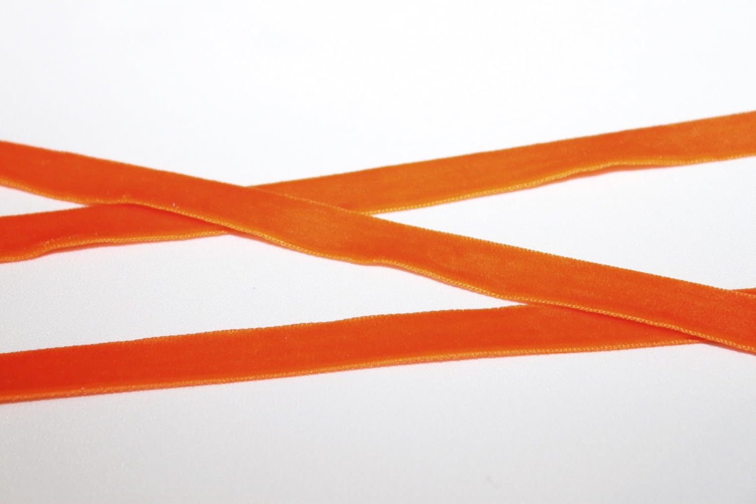 Amazon.com: 10mm Velvet Ribbon, ORANGE 13 colours available MHA UK BRAND