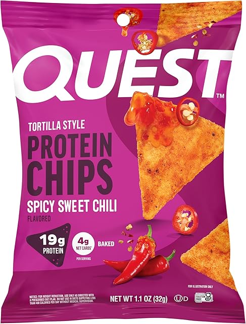Quest Nutrition Spicy Sweet Chili Tortilla Chip 19g Protein 4g ...