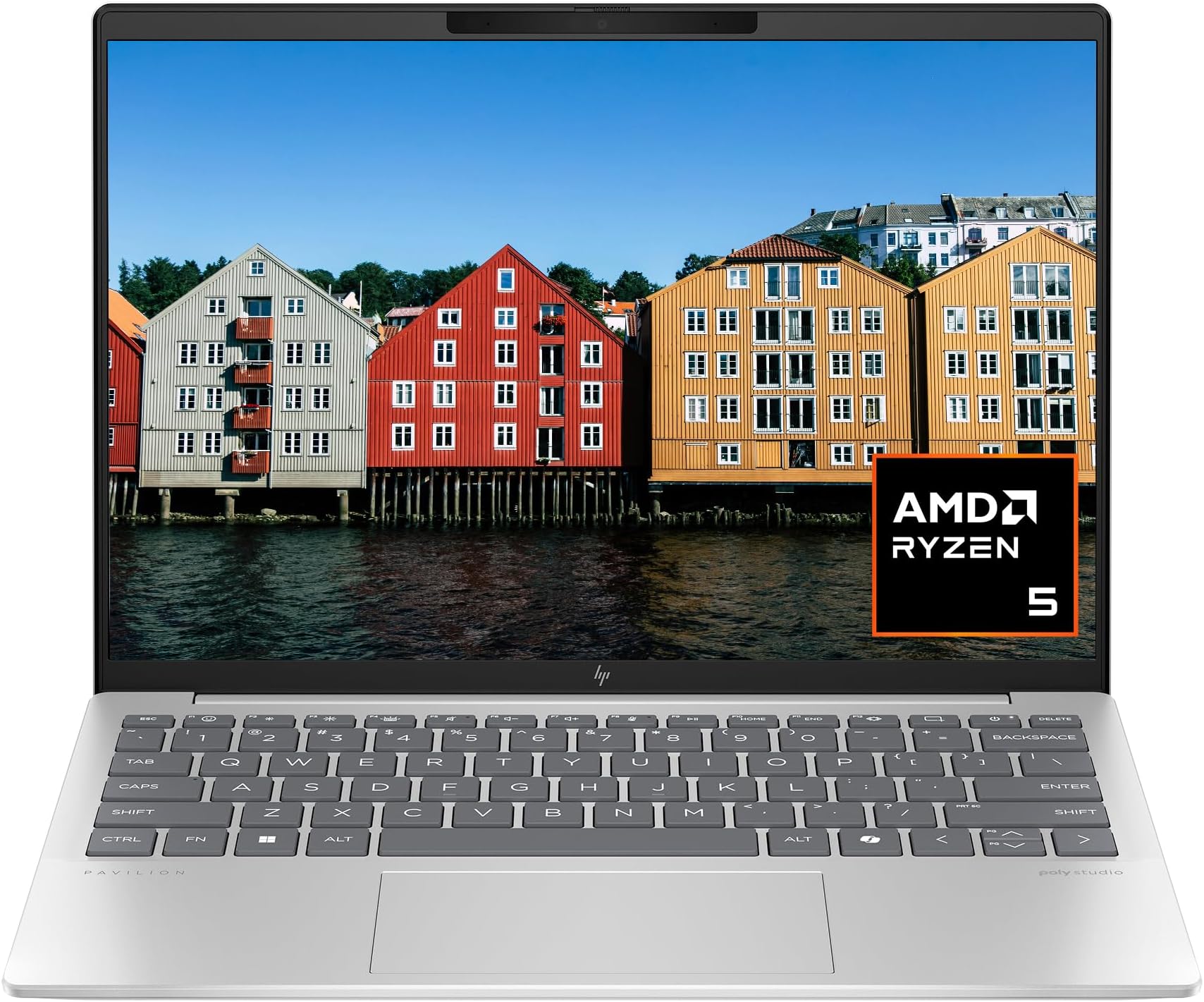 Amazon.com: HP Pavilion Plus 14 inch Laptop, WUXGA Display, AMD Ryzen 5 ...