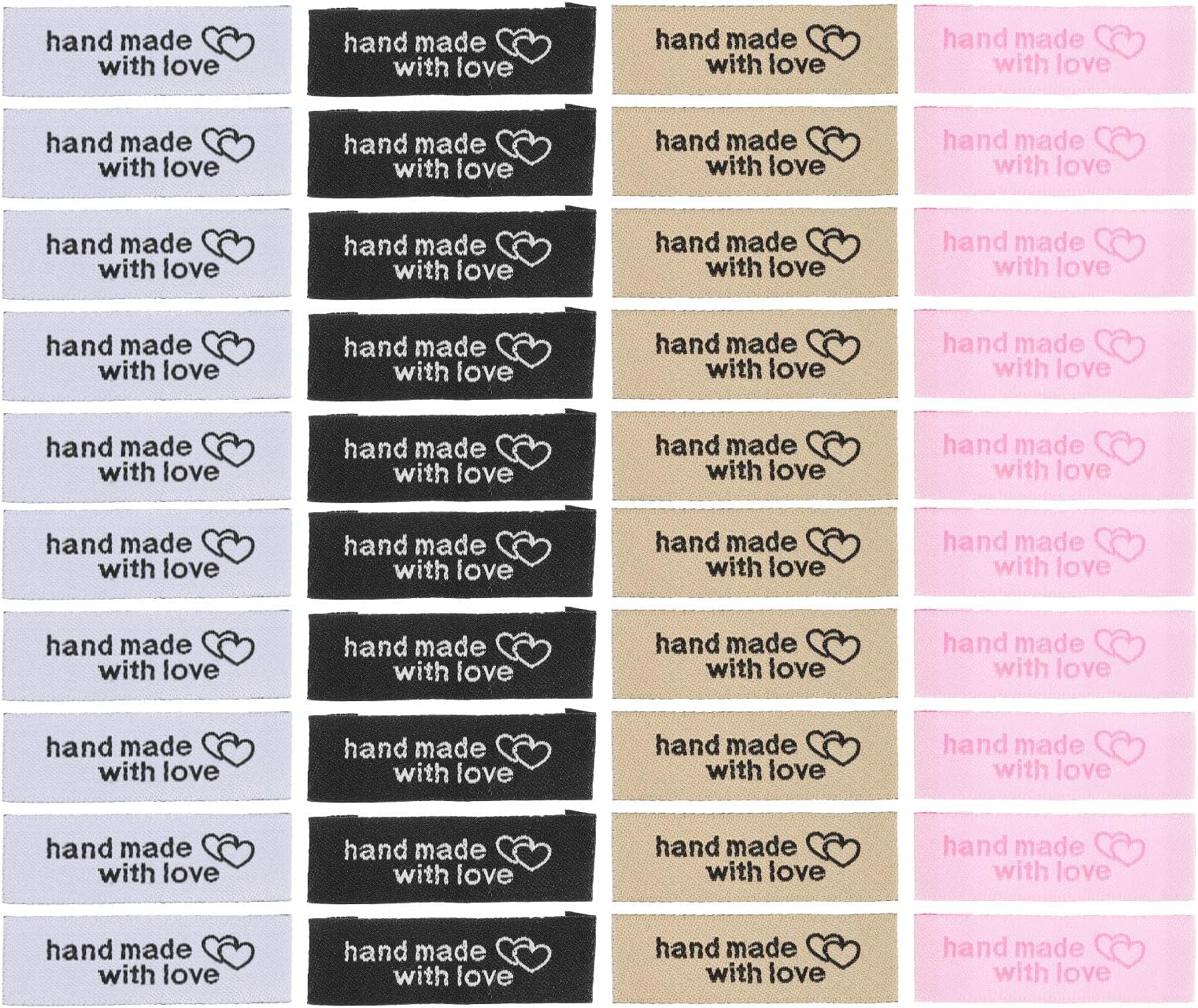 Amazon.com : Molain 60Pcs Handmade Sewing Labels, PU Leather Labels ...