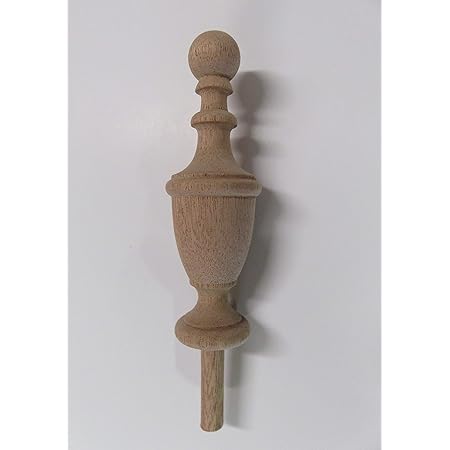 Amazon.com: Wooden Finial Bed Post 5" Wood Choice Oak Maple Cherry ...