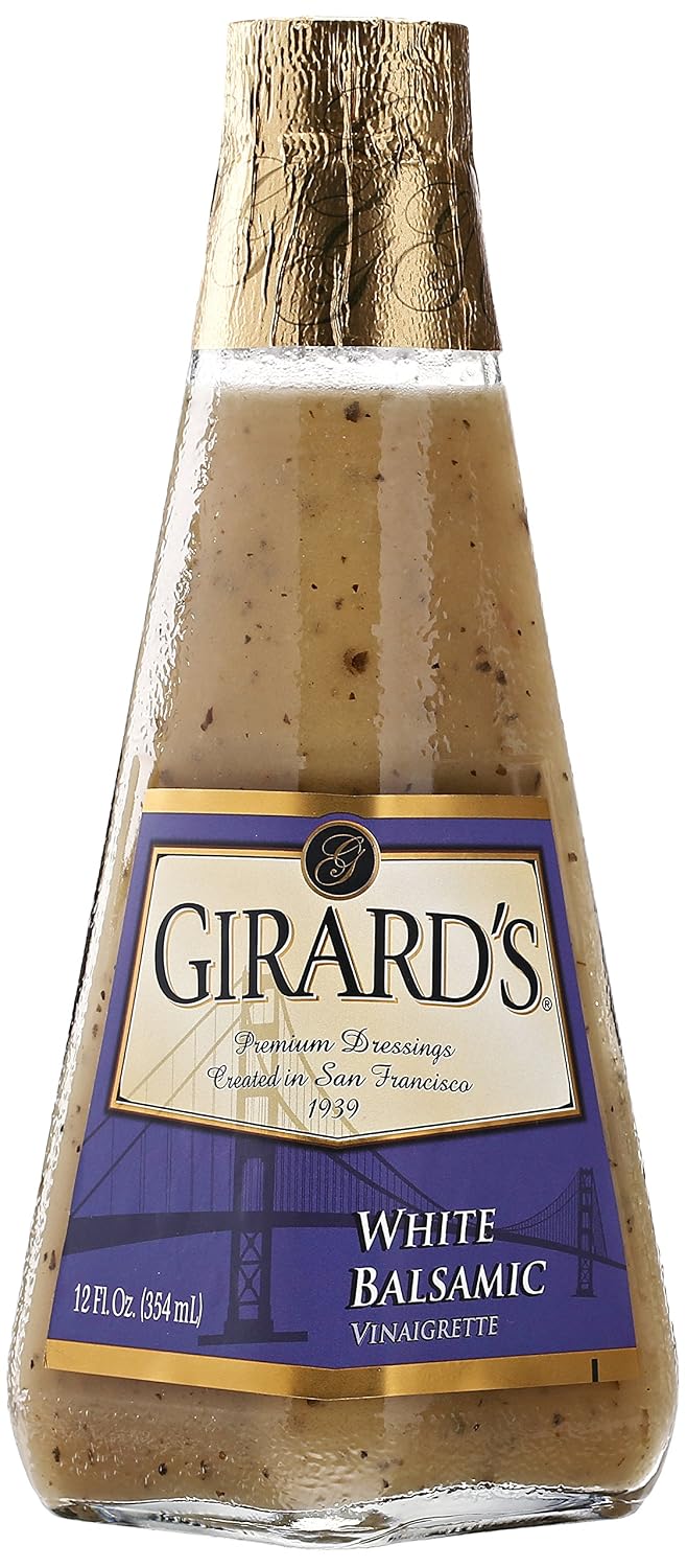 Amazon.com : Girard's White Balsamic Vinaigrette Dressing, 12 Ounce ...