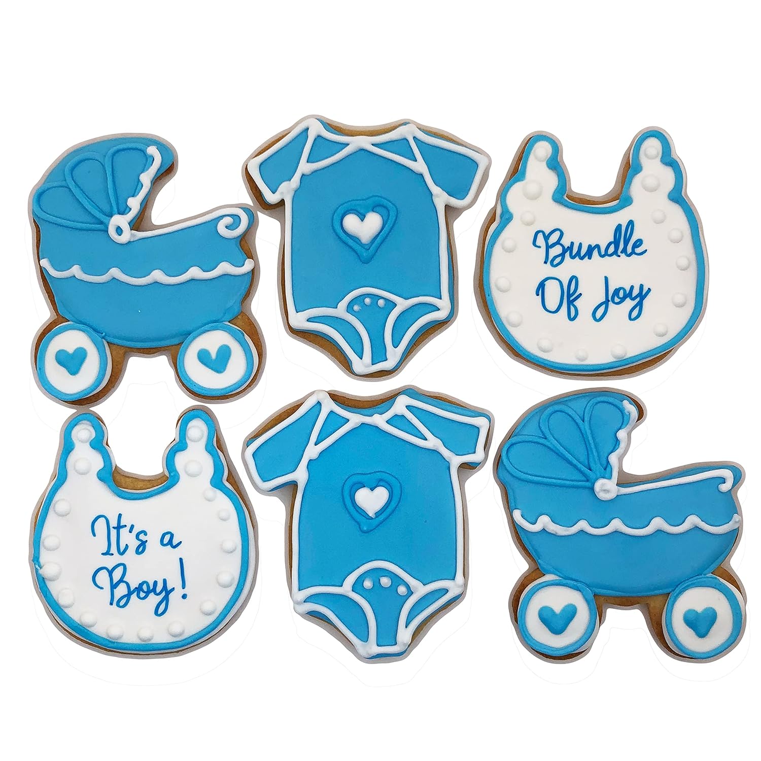 Amazon.com : Baby Shower Assortment Cookies- Decorated Shortbread ...
