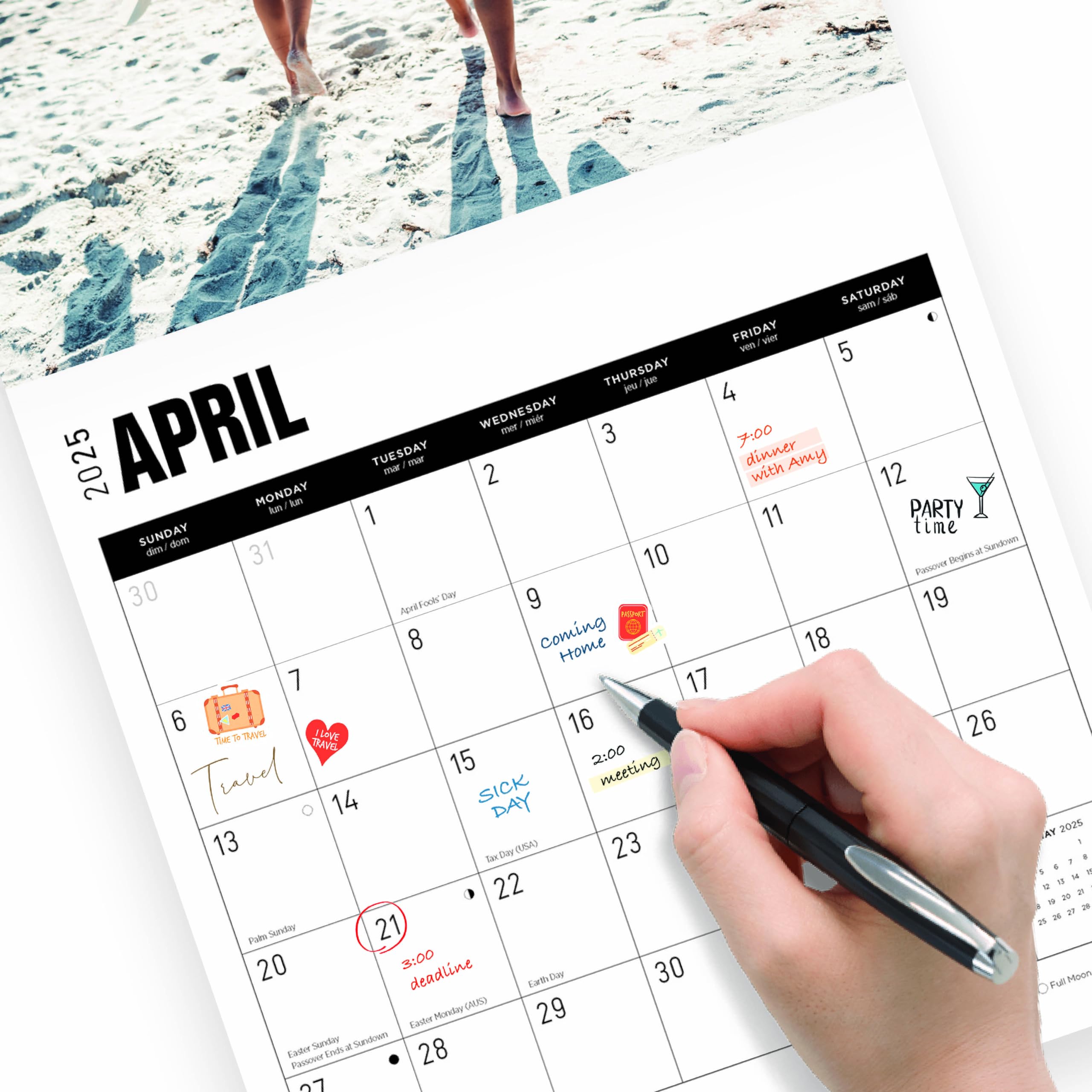 2025 Booty Monthly Wall Calendar by Bright Day, 12 x 12 Inch – BigaMart
