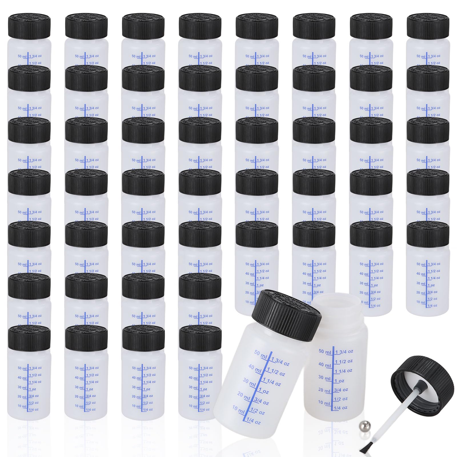 Amazon.com: CYEAH 50 Pcs Touch Up Paint Container, 2 oz Paint Touch Up ...