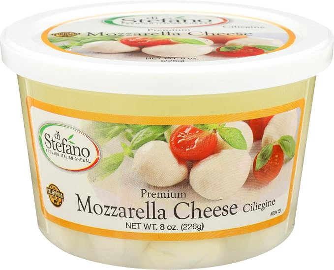 Amazon.com: Di Stefano, Mozzarella Ciliegine, 8 oz : Grocery & Gourmet Food