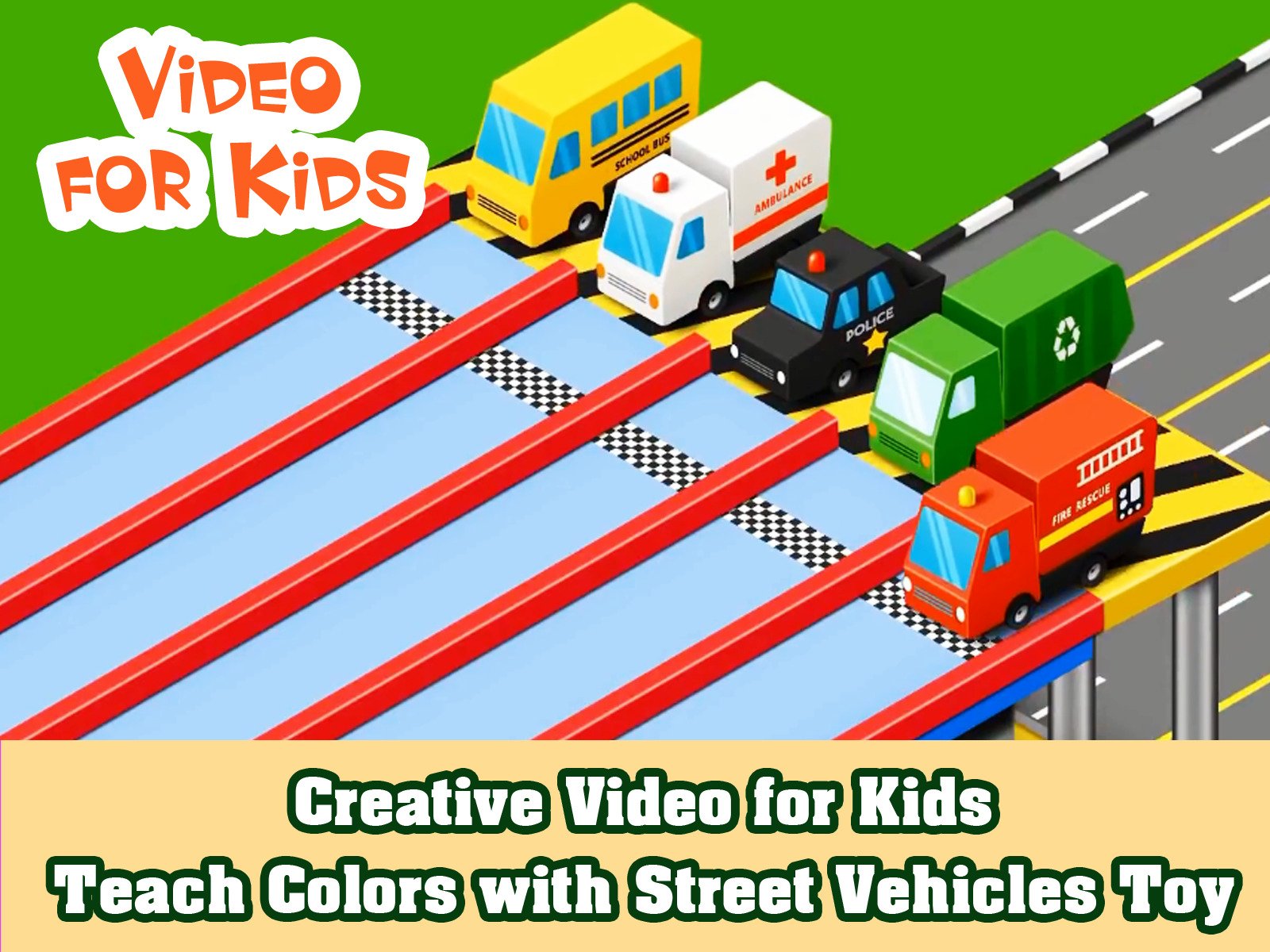 Watch Learn Color with Street Vehicles Name - Colors Collection For ...