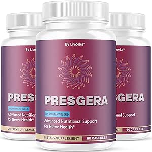 Amazon.com: (3 Pack) Presgera Capsules Advanced Formula - Original ...