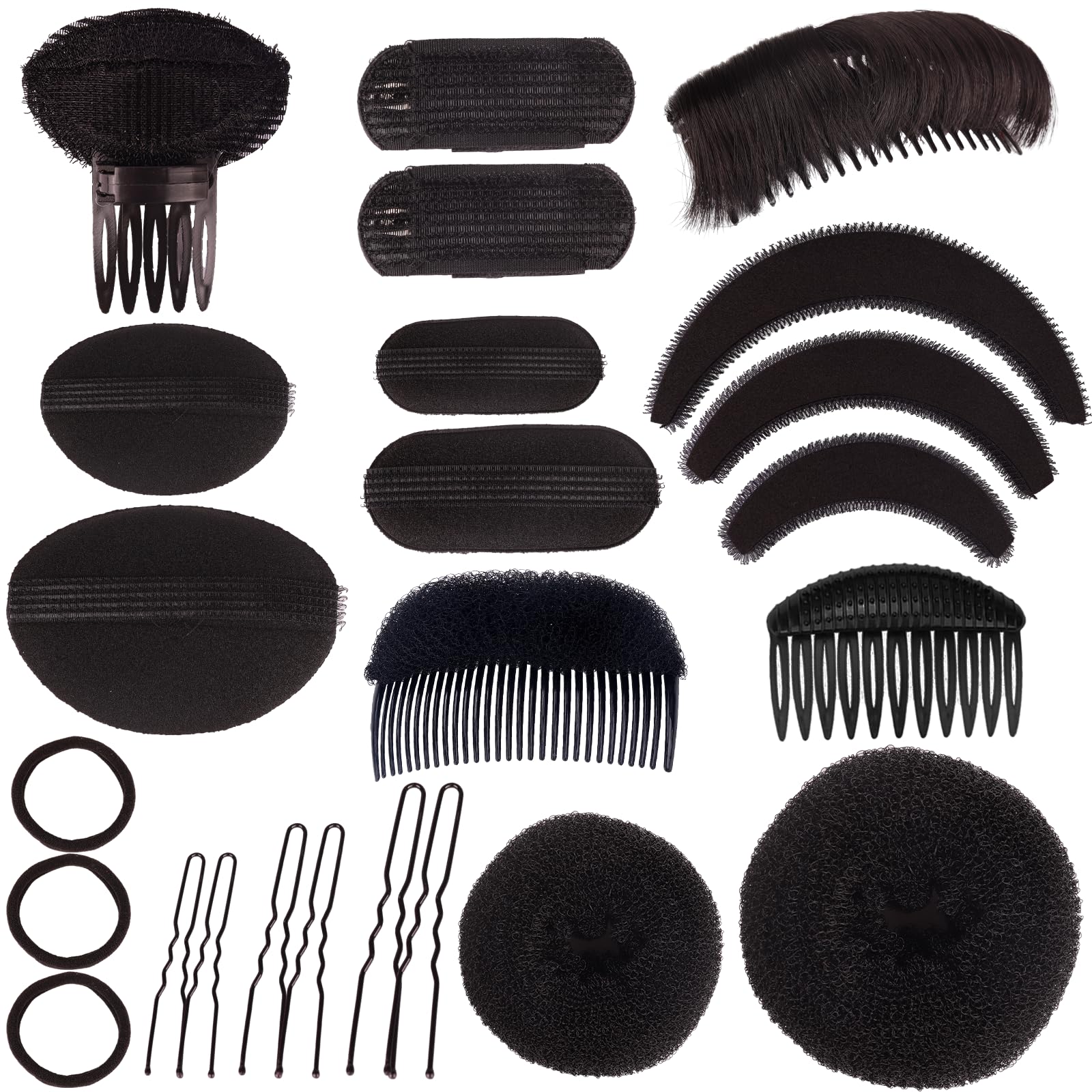 Amazon.com: Sponge Volume Hair Styling Tools Set - Bump It Up Inserts ...