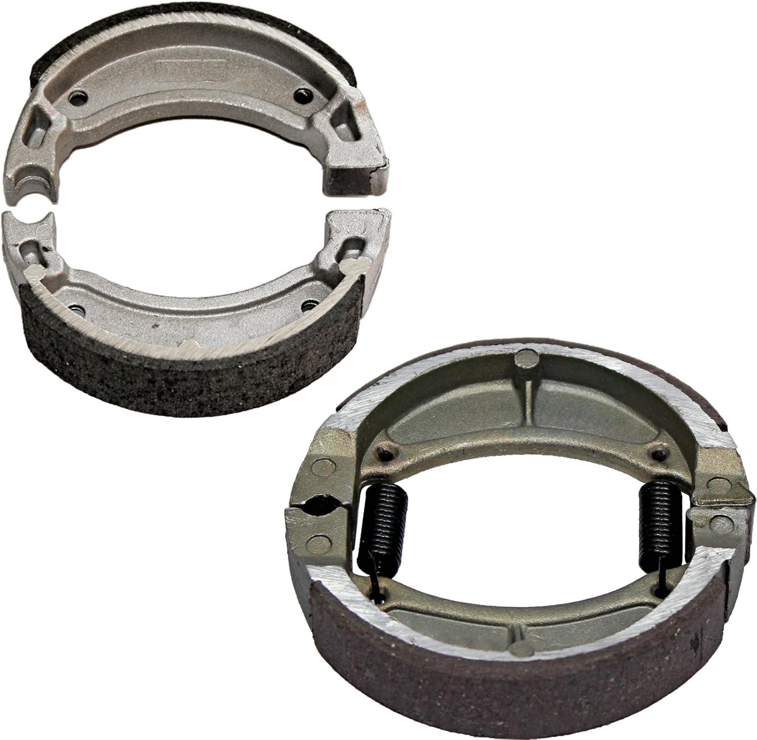 Amazon.com: Caltric Front & Rear Brake Shoes Compatible with Yamaha ...