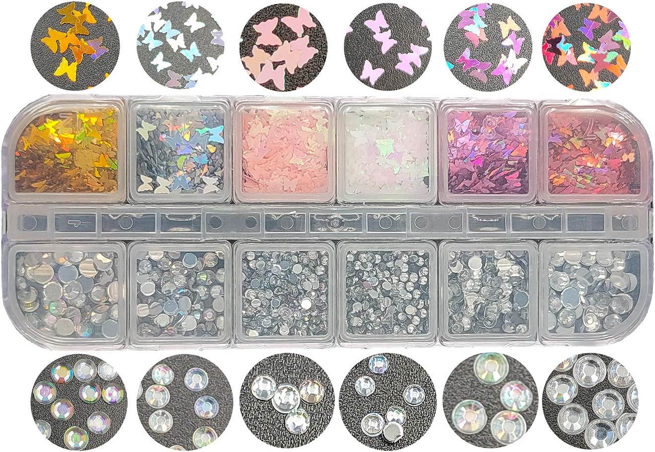 SS Art Land Rainbow Twinkle Star Glitter Sequins Set for Epoxy Resin ...