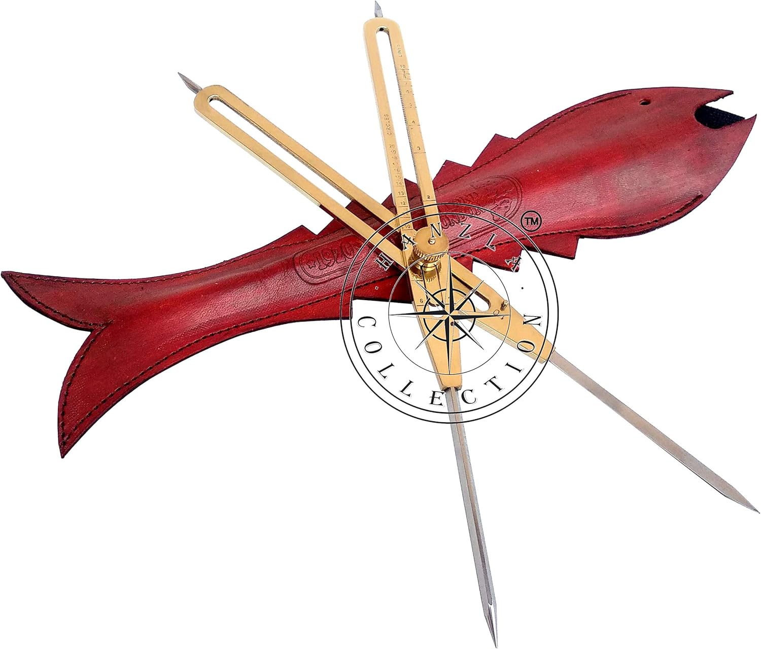 Amazon.com: Hanzla Collection 12" Solid Brass Proportional Divider ...