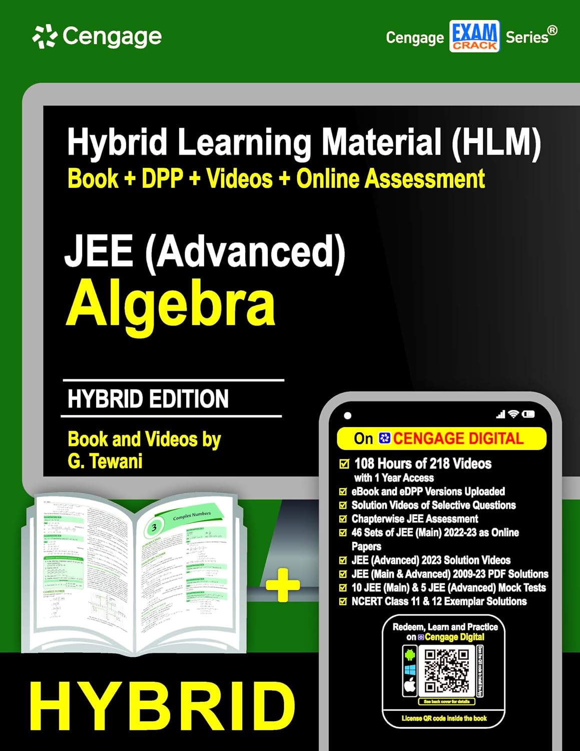 Buy JEE Advanced Algebra (HLM) Hybrid Edition includes Book + DPP ...