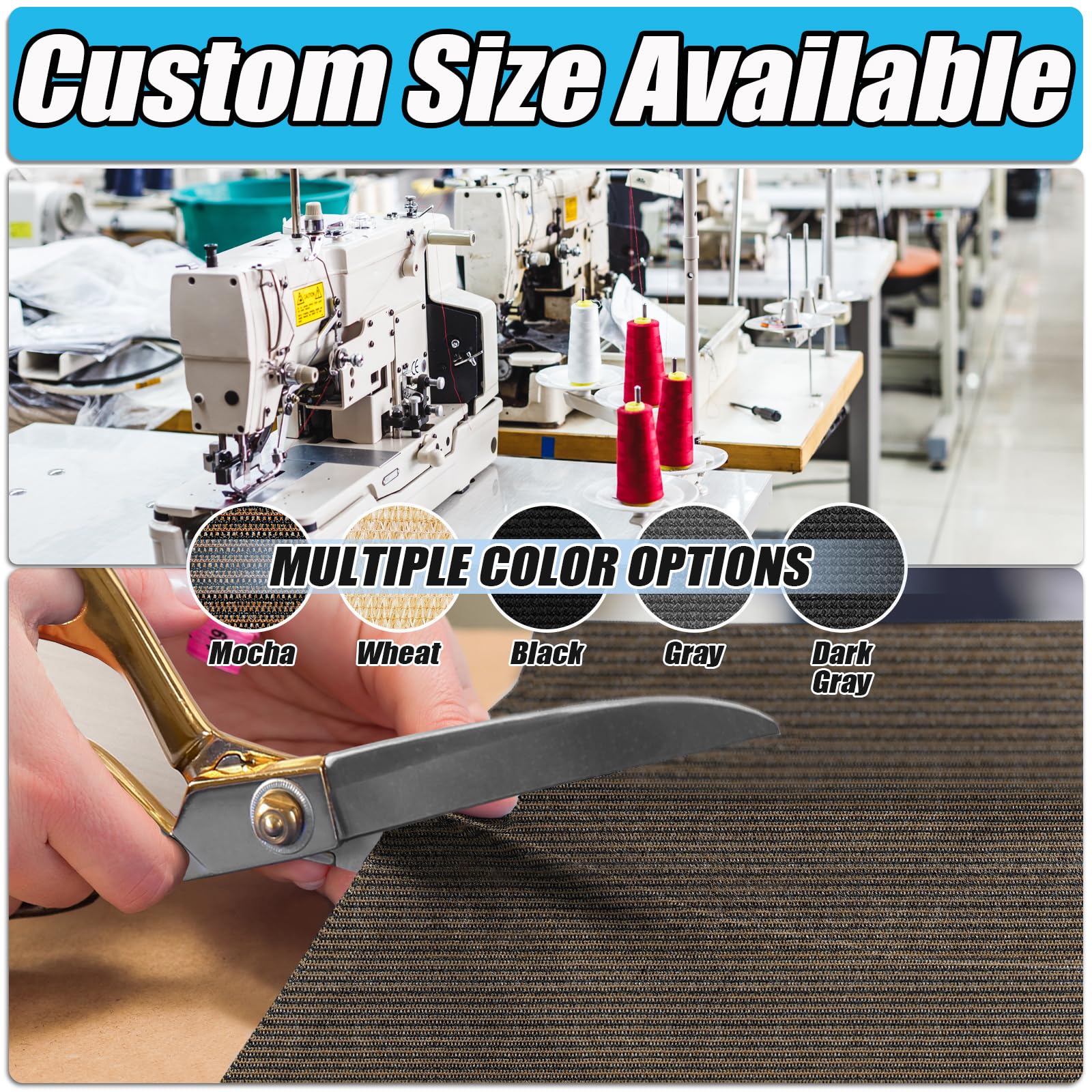 Snapklik.com : Amagenix 90% Shade Fabric 16X 21 Mocha Sun Shade Cloth