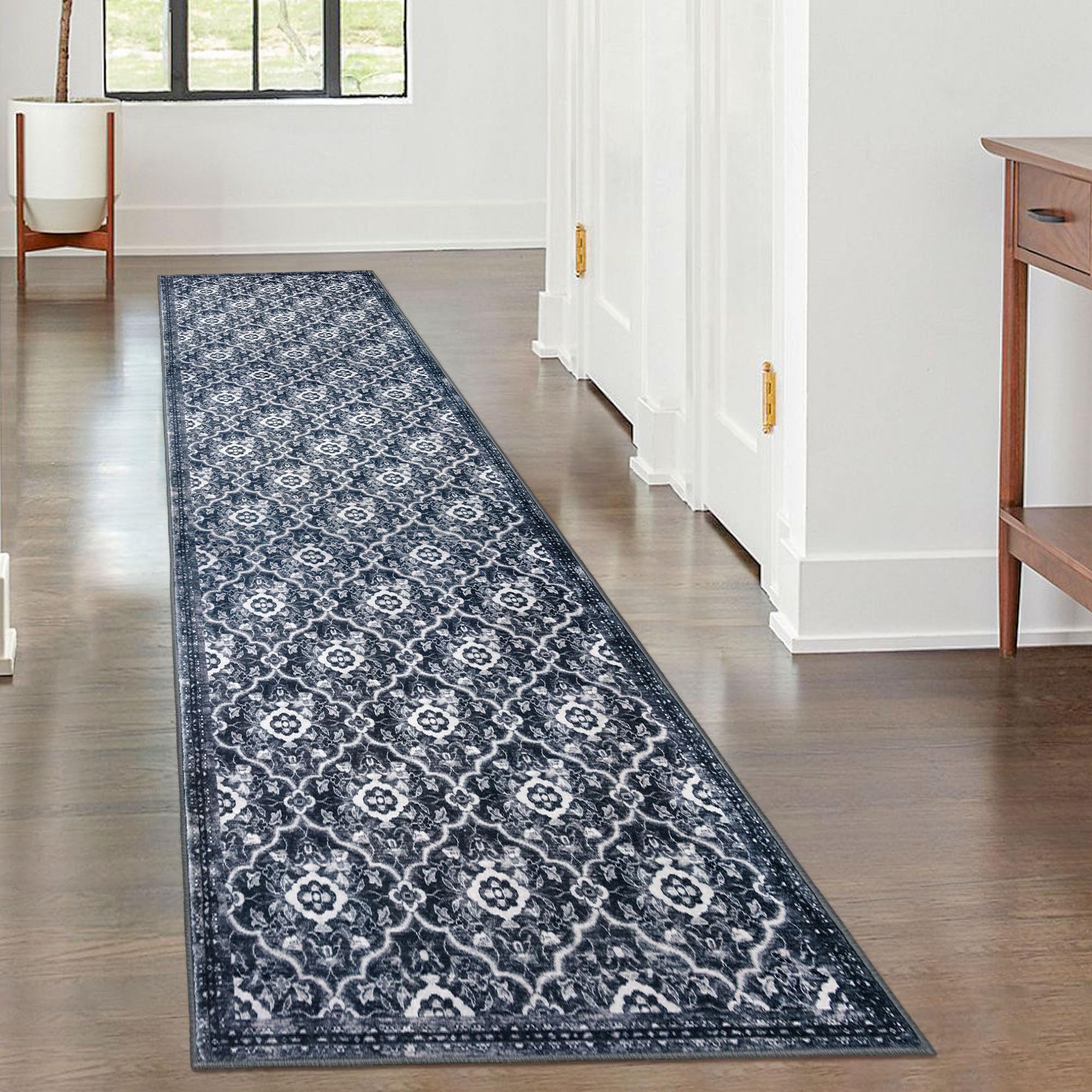 Amazon.com: KILOCOCO 2x8 Runner Rug, Moroccan Washable Hallway Entryway ...