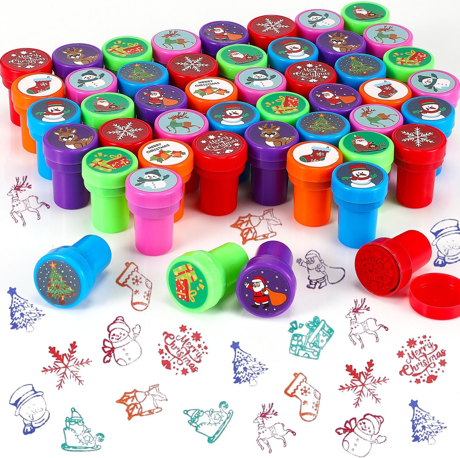 Amazon.com: Assorted Stamps for Kids 26Pcs Self-Inking Stamps for ...