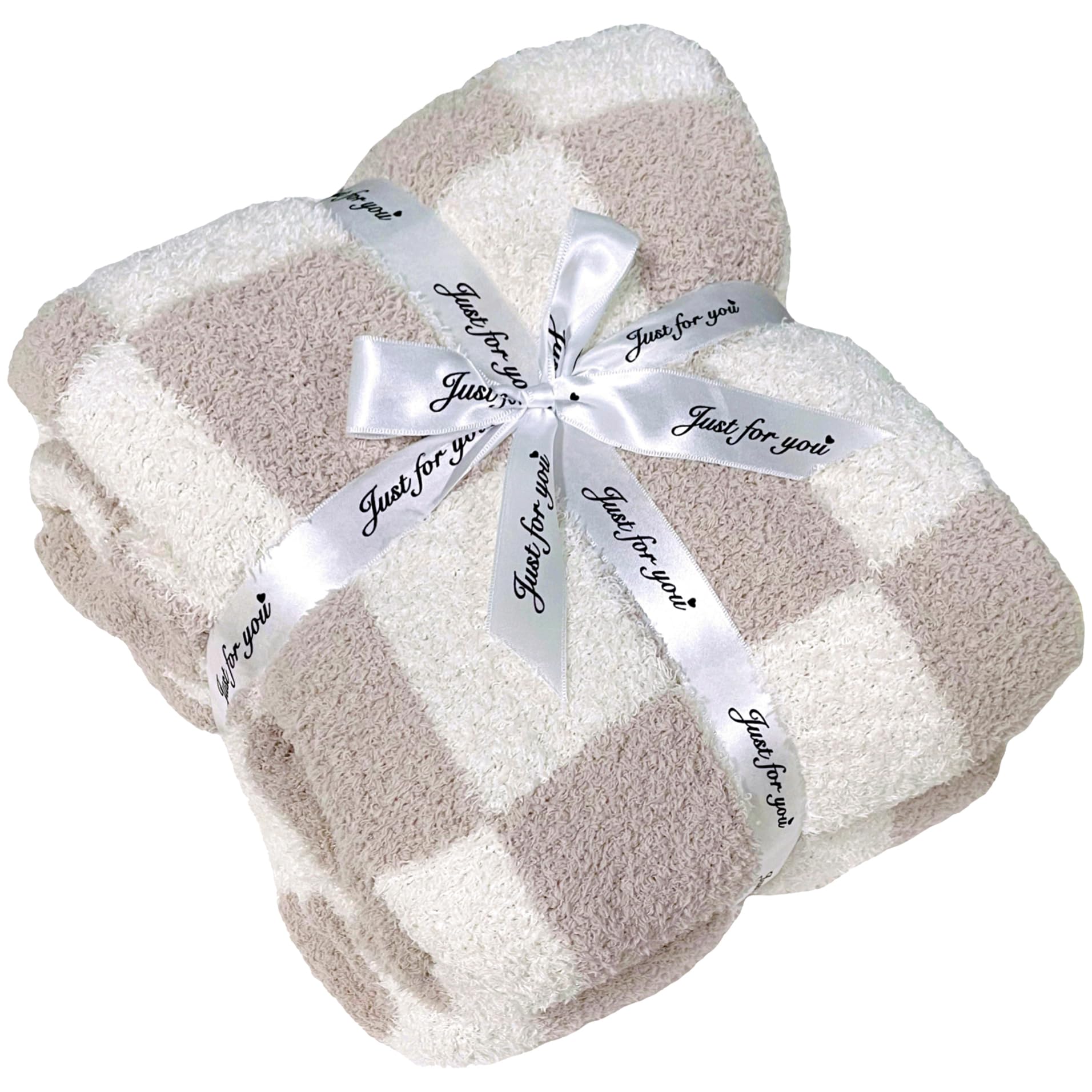 Amazon.com: Soft Checkered Throw Blanket, Ultra Cozy Knit Throw Blanket ...