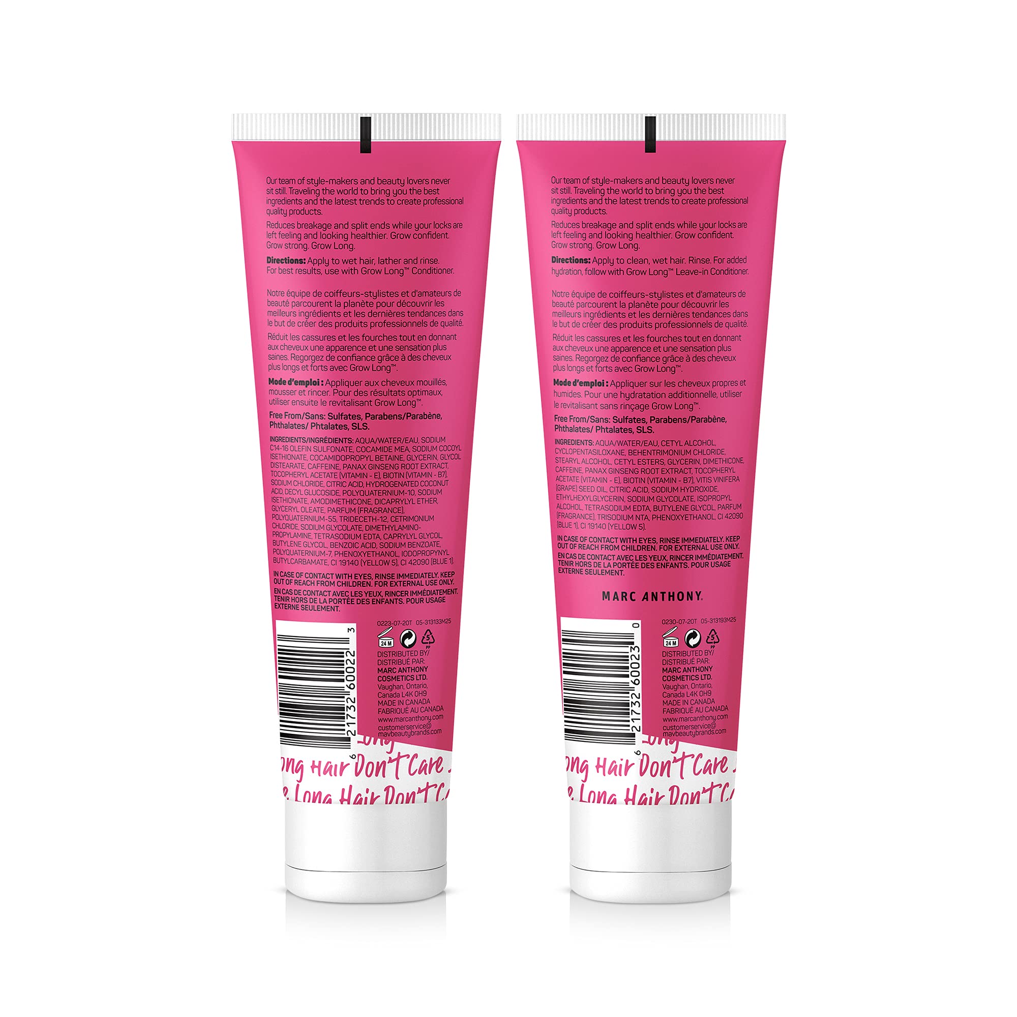 Buy Marc Anthony Shampoo and Conditioner Gift Set, Grow Long Biotin ...