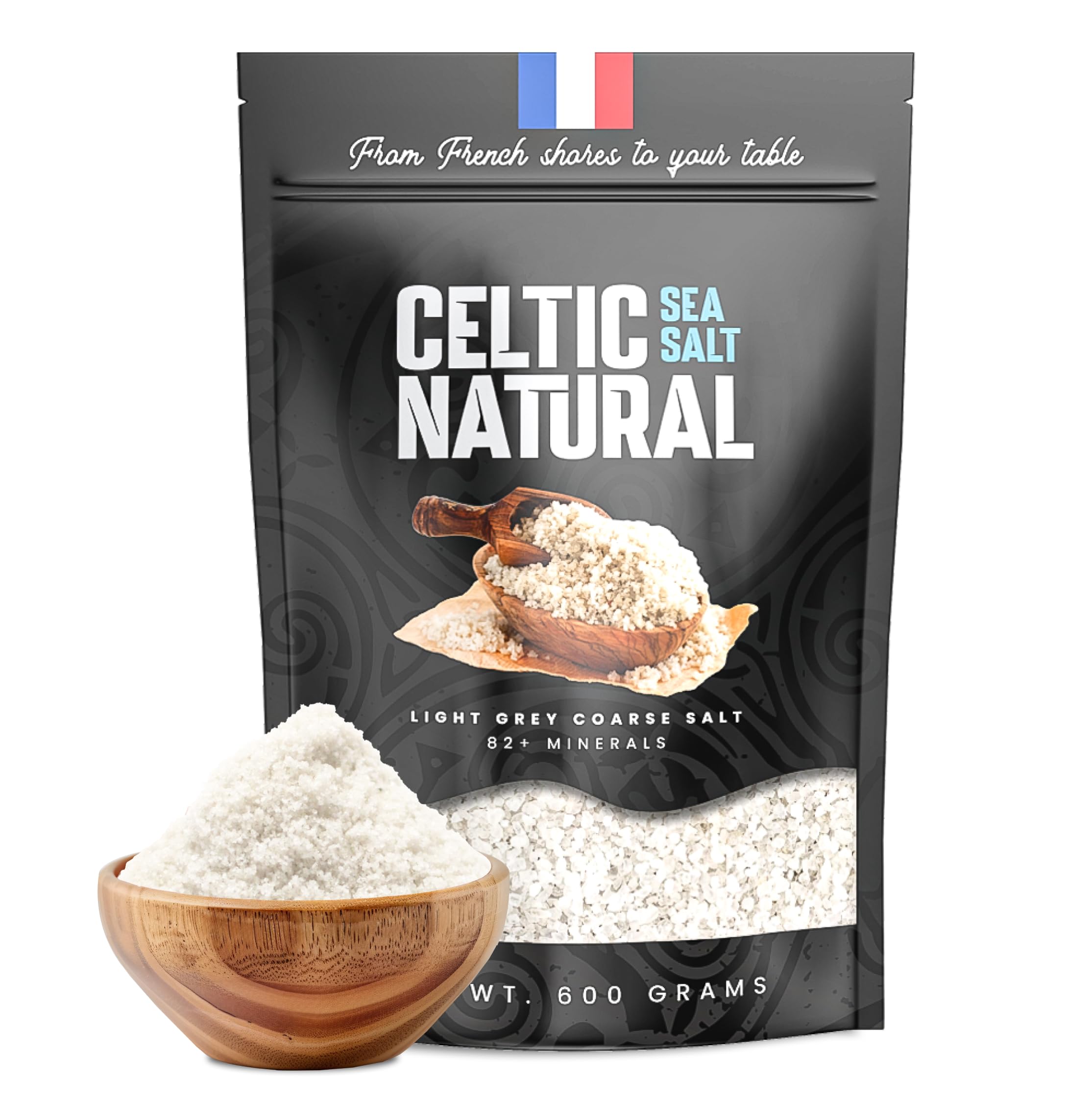 Celtic Organic Sea Salt 600g | Celtic Sea Salt | Made in France | 82 ...