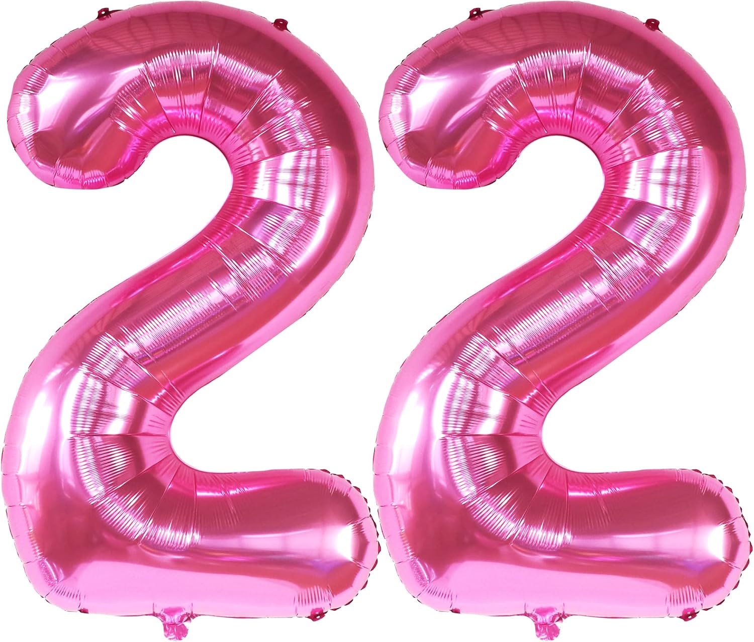 Giant Hot Pink 22 Balloon Number - 40 Inch | Hot Pink 22 Birthday ...