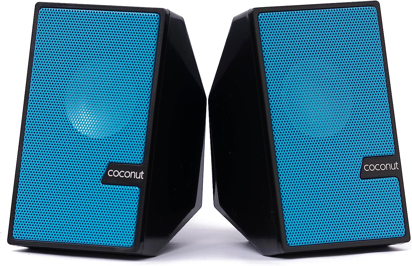 coconut US01 USB Wired Speaker- 6W Power Output,3.5mm Audio Jack,2.0 ...