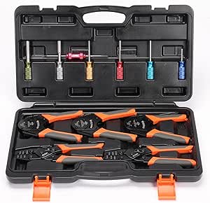 iCrimp - Herramienta de crimpado de barril cerrado, crimpadoras de paquete de clima, kit de ...