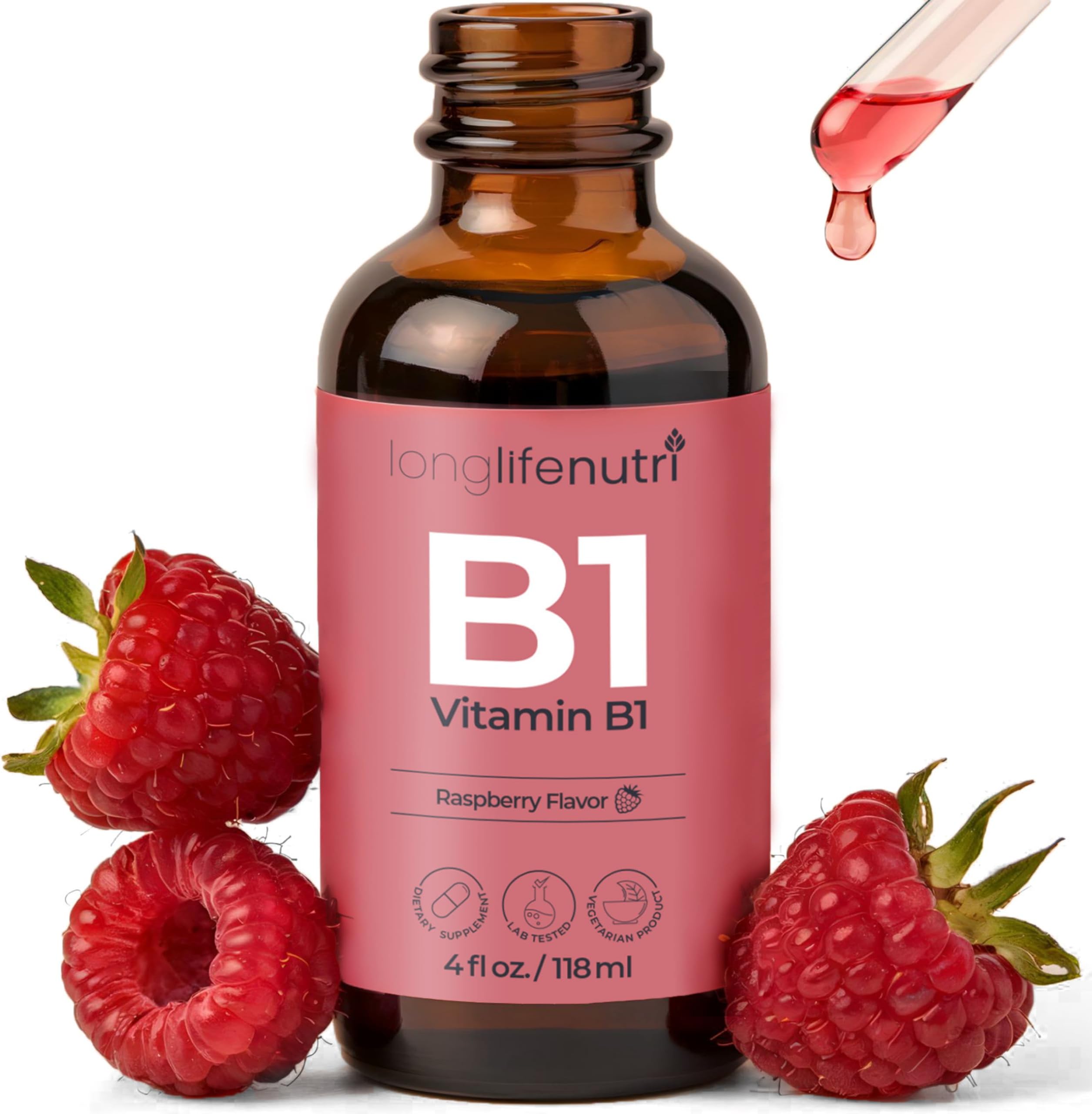 Amazon.com: Think Above Vitamin B1 + Vitamin C Liquid Drops - Energy ...