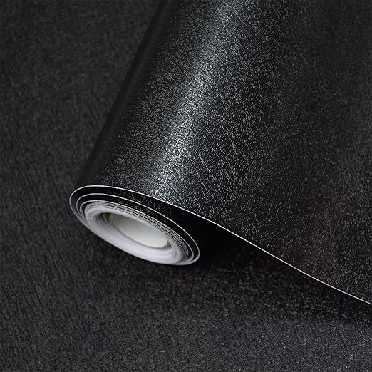 Amazon.com: Naphite Black Contact Paper Peel and Stick Wallpaper ...