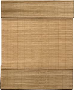 Amazon.com: LazBlinds Cordless Bamboo Roman Shades, Custom Light ...