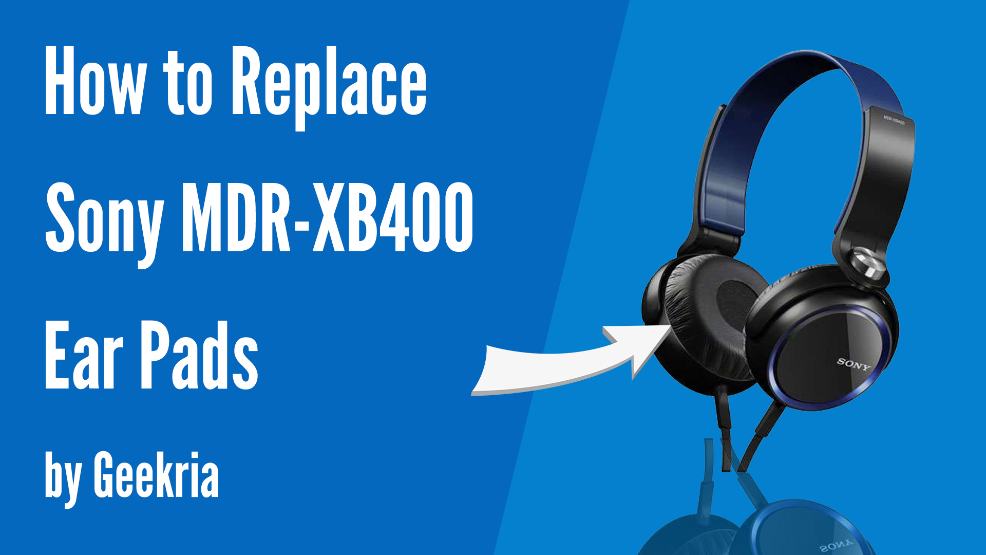 Watch How to Replace Sony MDR-XB400 Headphone Ear Pads on Amazon Live